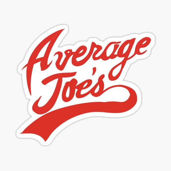 "Average Joes - Dodgeball" Sticker by AdamParkerArt | Redbubble