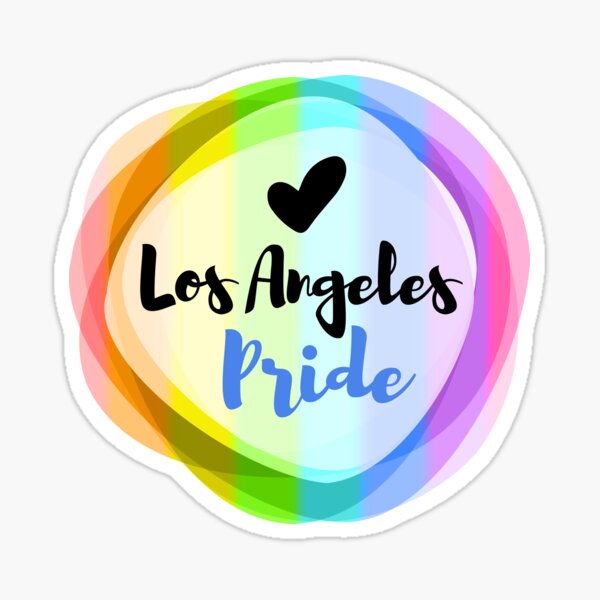 "Los Angeles Pride - Los Angeles Gay LGBT LA" Sticker for Sale by mgoo ...