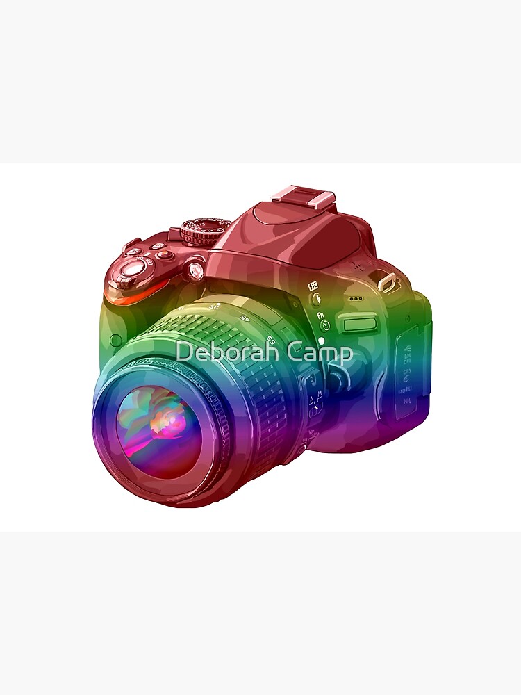"Rainbow Camera" Poster for Sale by DeborahCamp | Redbubble