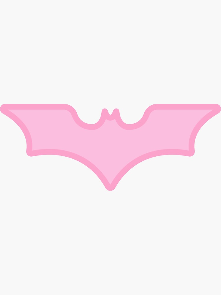 "bat logo " Sticker for Sale by Rigel Corparation | Redbubble