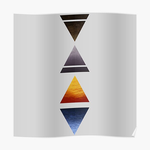 "Earth, Wind, Fire, Water Elements" Poster for Sale by DrawAHrt | Redbubble