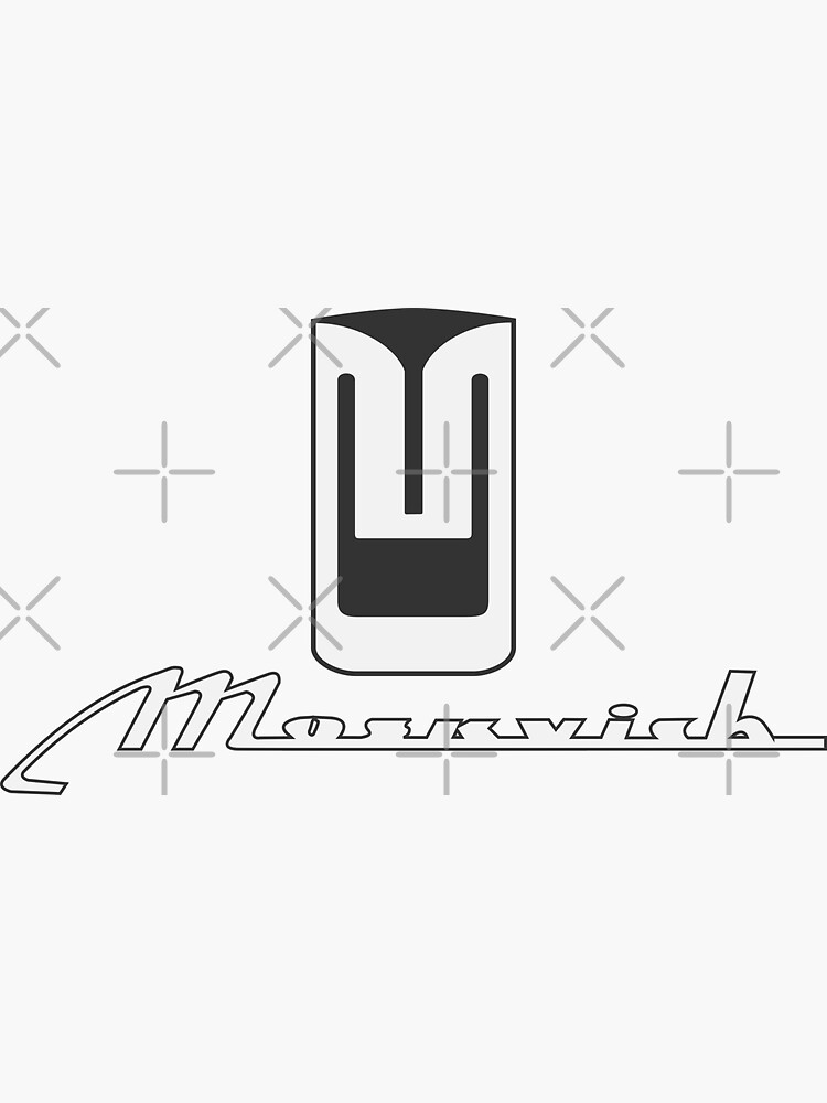 "Moskvitch Automobile logo" Sticker for Sale by Groenendijk | Redbubble