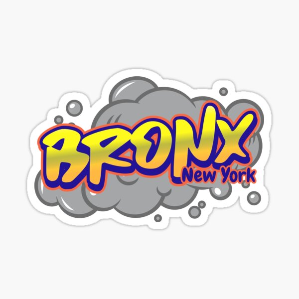 "Bronx New York Graffiti" Sticker by SouthernRose | Redbubble