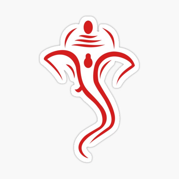"Ganesh Vector " Sticker for Sale by KARMA000 | Redbubble