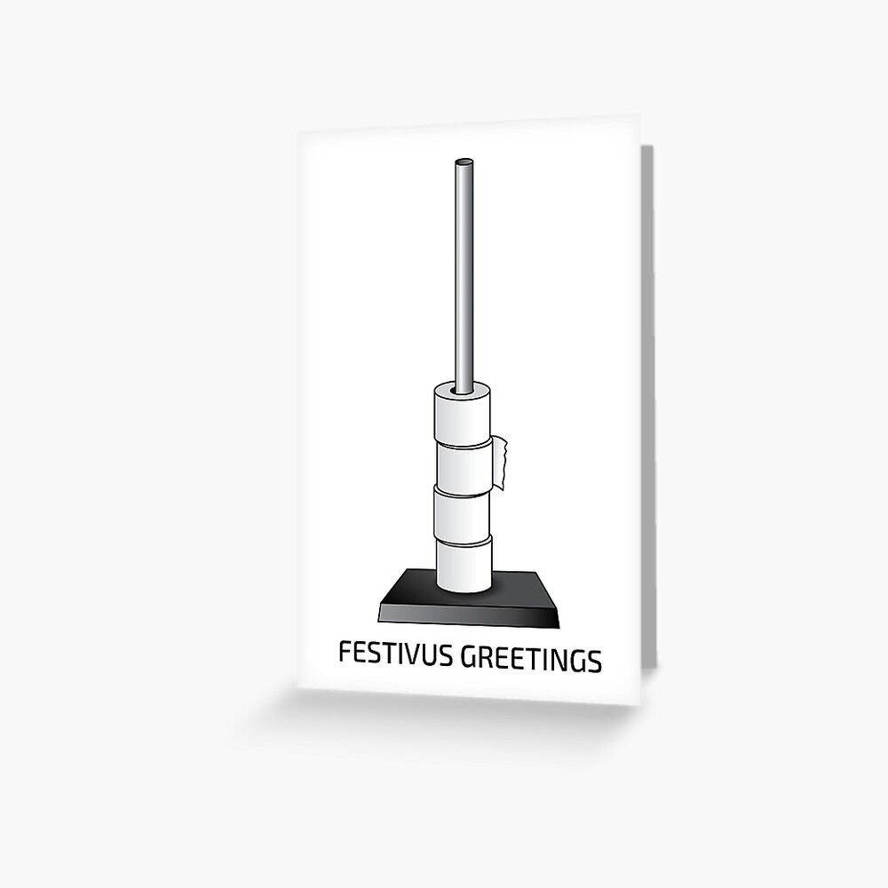 "Festivus Greetings" Greeting Card for Sale by bastardcard | Redbubble