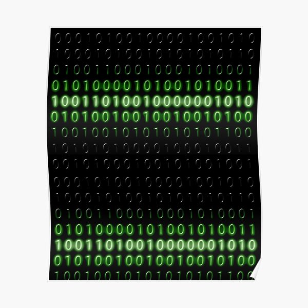 "Binary Code" Poster by TheG5Project | Redbubble
