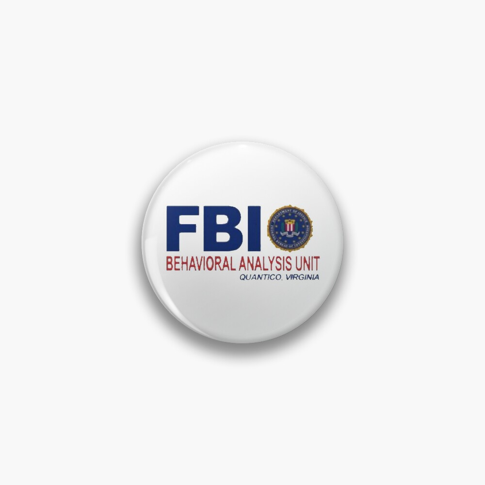 "FBI: Behavioral analysis unit " Sticker for Sale by boldtypex | Redbubble