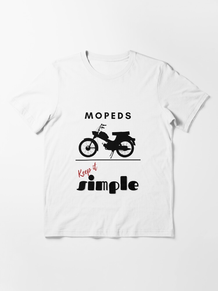 "Mopeds halten es einfach! / Antianeira" T-Shirt von Antianeira | Redbubble