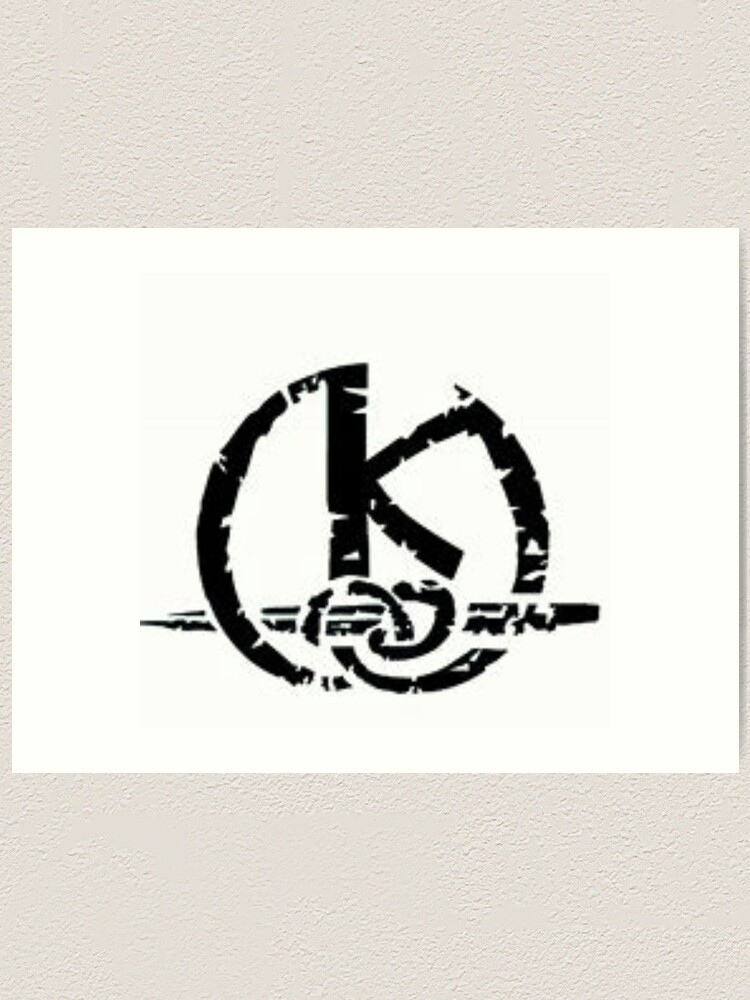 Impression artistique « Logo Kaamelott noir sur fond », par ...