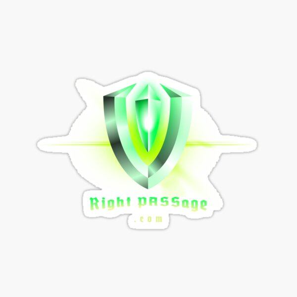 "RIGHT PASSAGE LOGO!" Sticker for Sale by 420TsNow | Redbubble