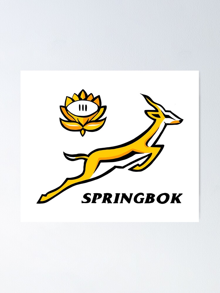 "Springbok Vintage Old School Rugby" Poster by Sirrahnais | Redbubble