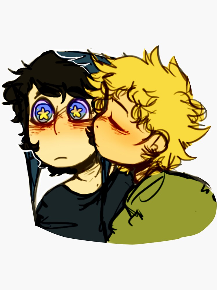 "Tweek x Craig sticker" Sticker for Sale by ivlet | Redbubble