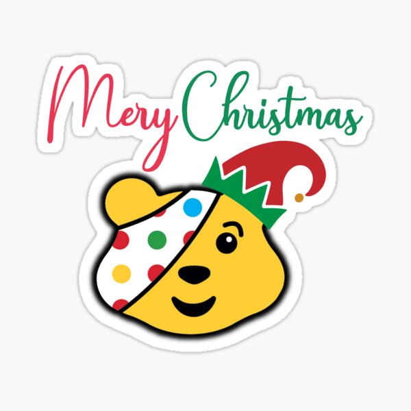 "pudsey christmas" Sticker for Sale by abdou92 | Redbubble