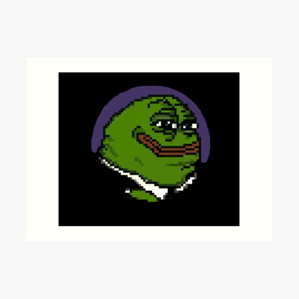 Pepe Pixel Art Prints | Redbubble