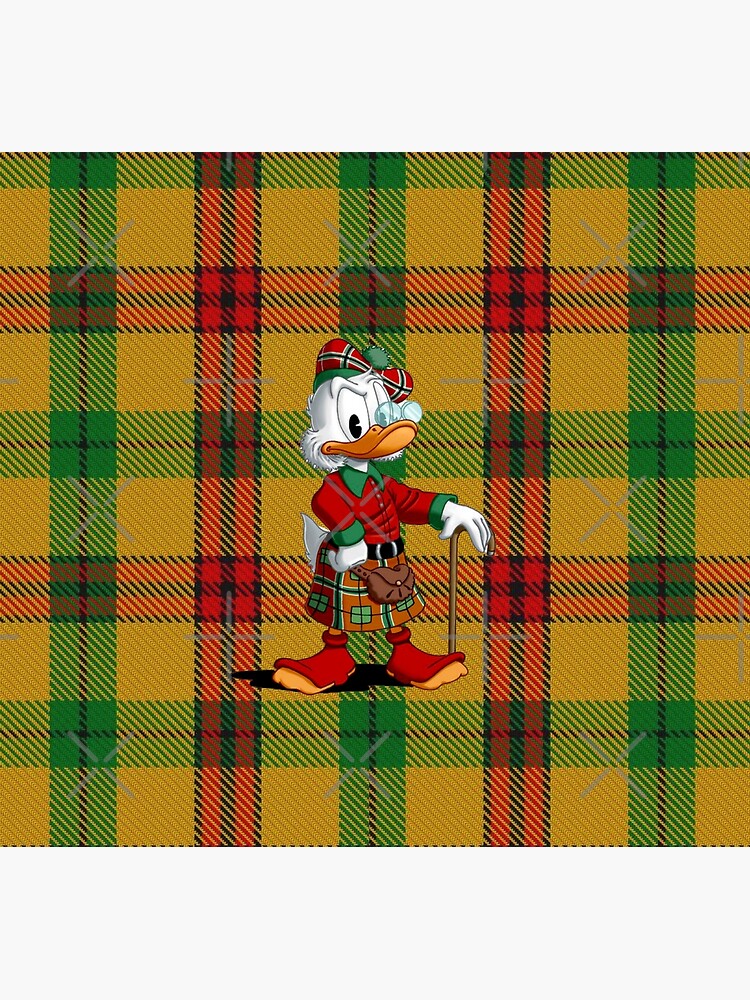 "Tartan of Scrooge McDuck / MacDuck Clan" Art Print by DiPuggo | Redbubble