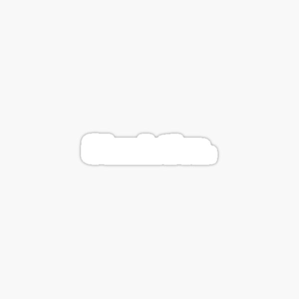 "Simulation (white)" Sticker for Sale by dudethecreator | Redbubble