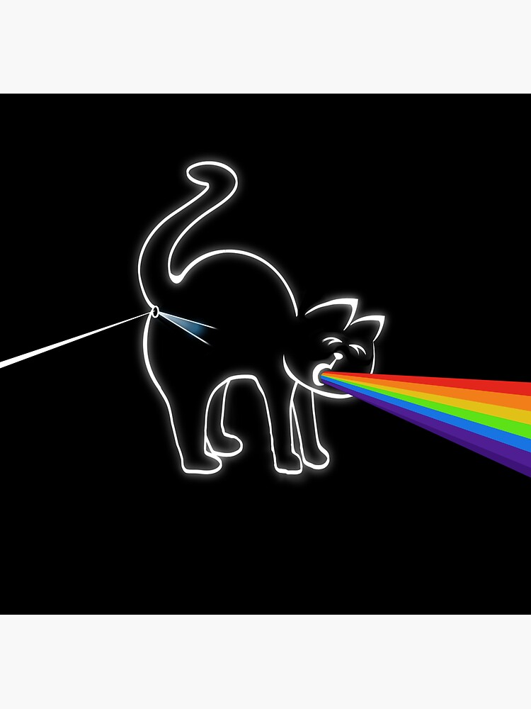 "Cat puke" Sticker by JaimeBrash | Redbubble