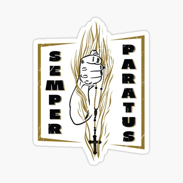 "SEMPER PARATUS" Sticker for Sale by SRuizdesign | Redbubble
