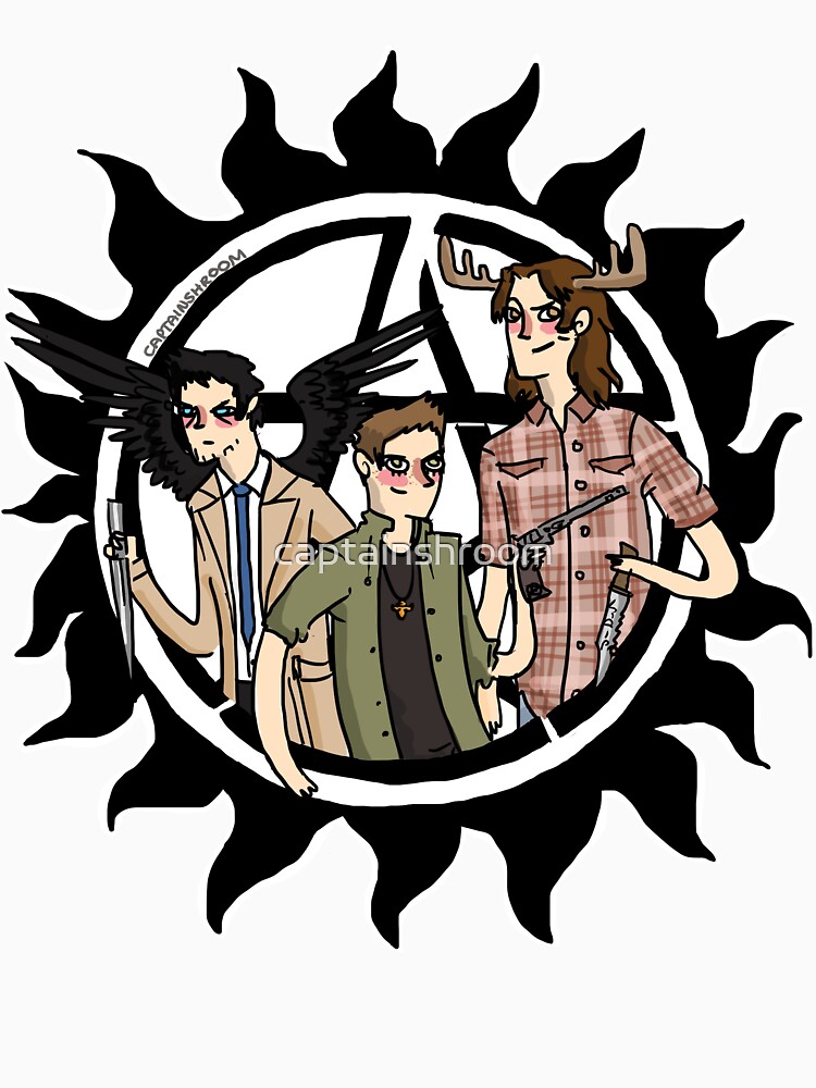 "Supernatural" Essential T-Shirt for Sale by captainshroom | Redbubble