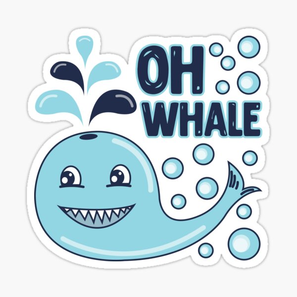 "Oh Whale Shark" Sticker by YAnna9 | Redbubble