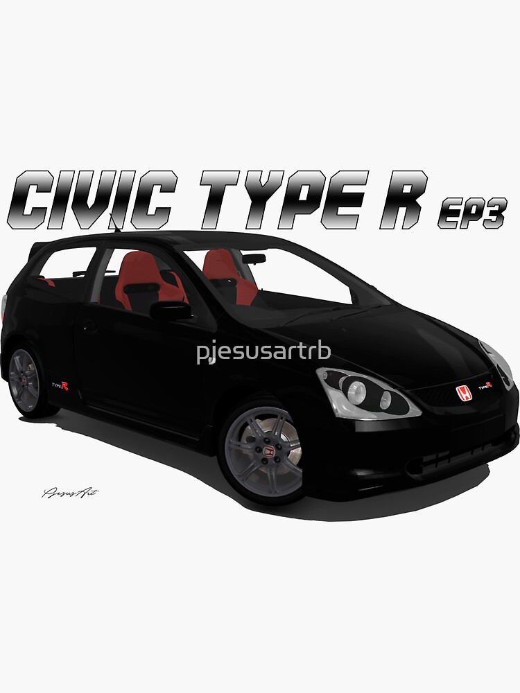 "Civic Type R" Sticker for Sale by pjesusartrb | Redbubble