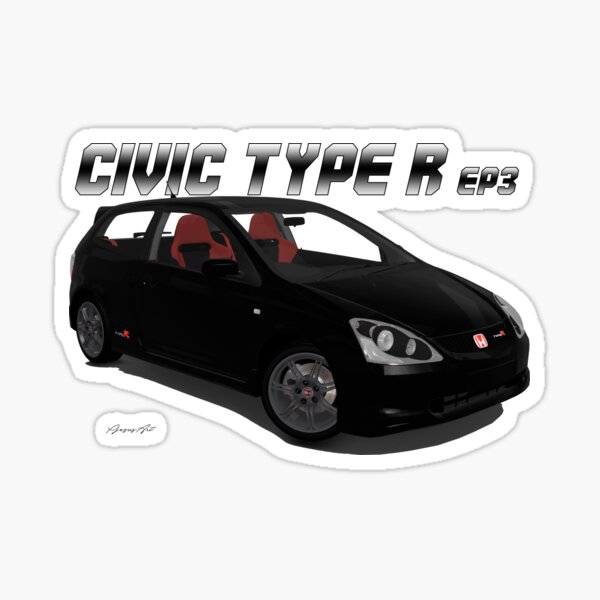 "Civic Type R" Sticker for Sale by pjesusartrb | Redbubble