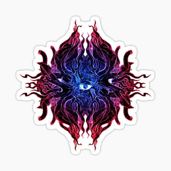 "AZATHOTH" Sticker by Damyanoman | Redbubble