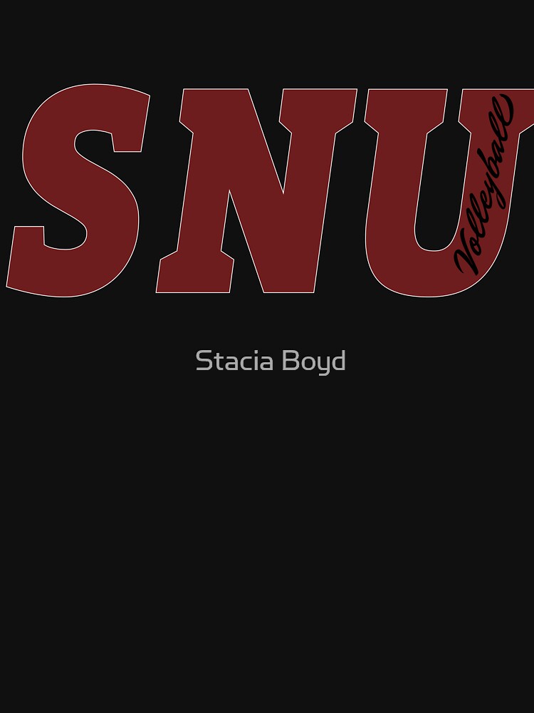 "SNU Volleyball" T-shirt for Sale by staca06 | Redbubble | volleyball t ...