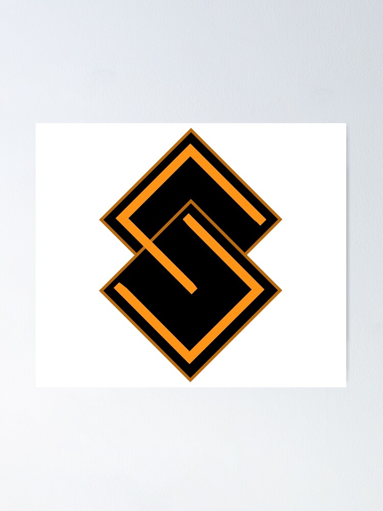 "Bitcoin Satoshi Symbol " Poster for Sale by Neraphine | Redbubble