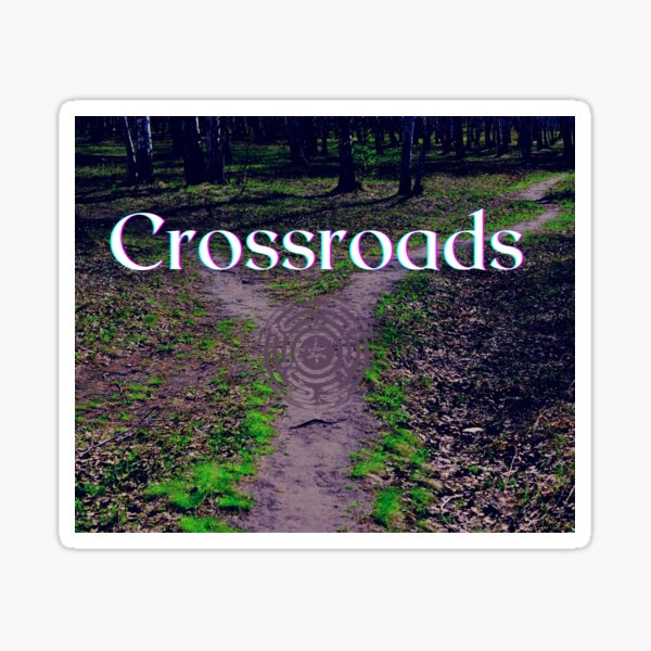 "Crossroads - Secret Symbols" Sticker for Sale by Enlighted | Redbubble