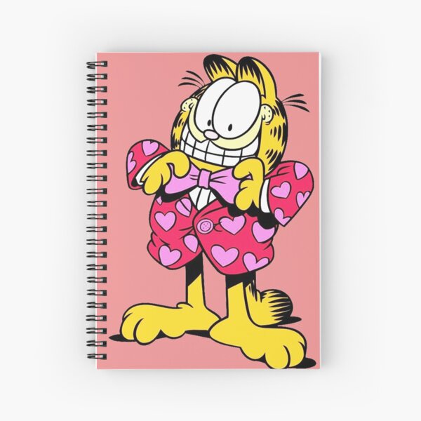 Garfield Spiral Notebooks | Redbubble