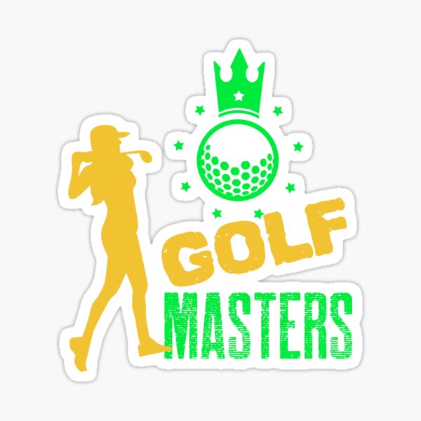 "Woman - Golf masters" Sticker by Eva-Success | Redbubble