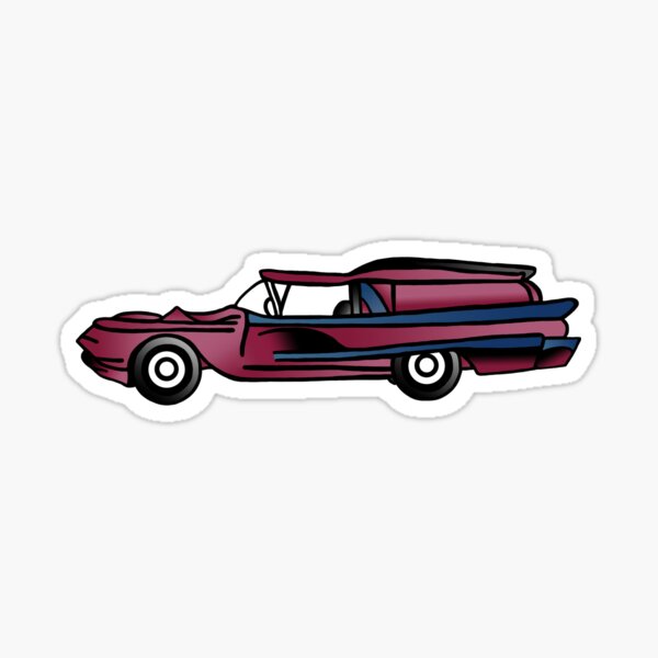 "Barbie Hearse " Sticker by StrangeTattooer | Redbubble