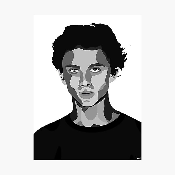Lámina fotográfica «diseño de timothee chalamet» de merrittwalsh ...