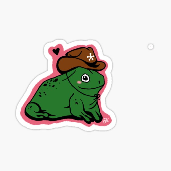 "Howdy Frog" Sticker for Sale by skymaree | Redbubble
