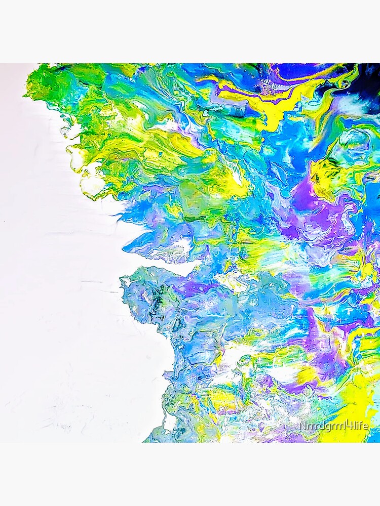 "Drowning In Color (Half 2)" Sticker for Sale by Nrrrdgrrrl4life ...