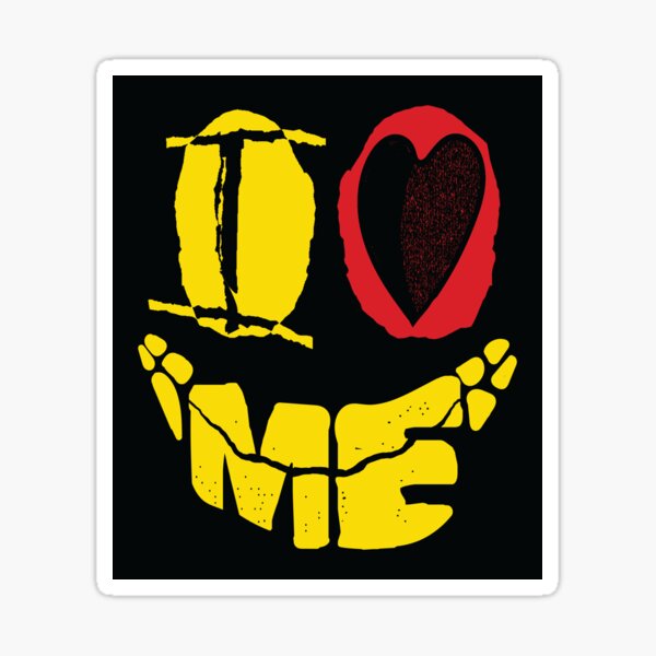 "Obnoxious I Love Me Face" Sticker by pelagio | Redbubble