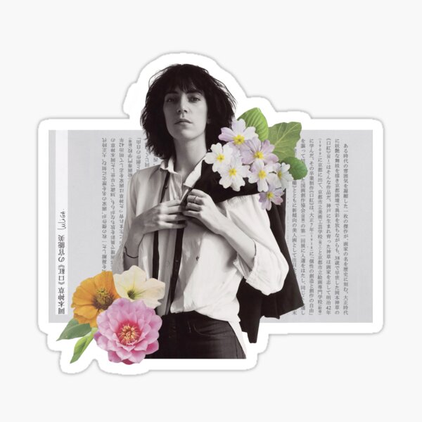 "Patti smith" Sticker for Sale by luliga | Redbubble