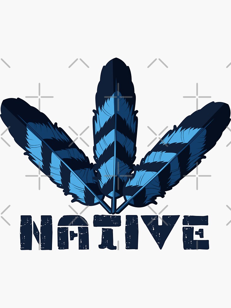 "Native American Inspired Design " Sticker by skull-gangsta | Redbubble