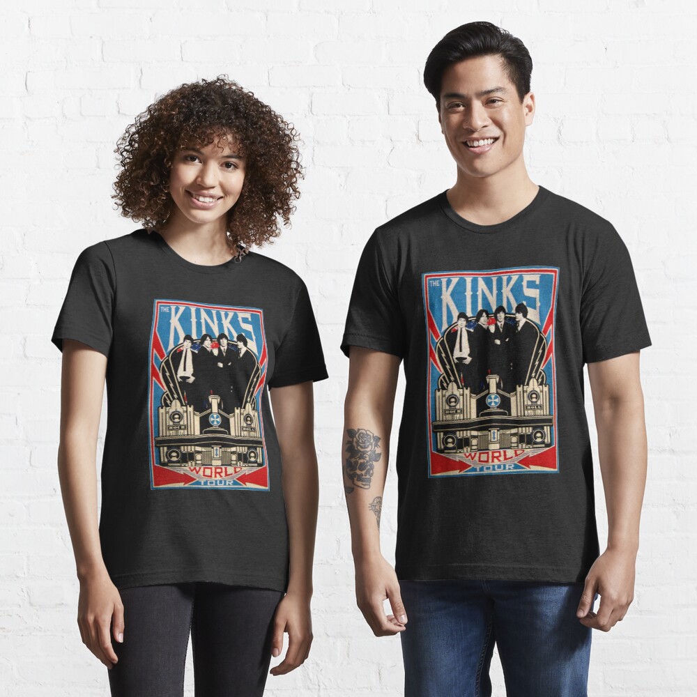 "The Kinks Band World Tour" T-shirt for Sale by ClevelandJohn6 ...