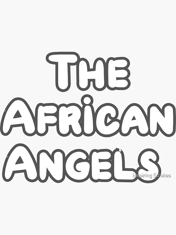 "The African angels " Sticker by Vijaykhandale | Redbubble