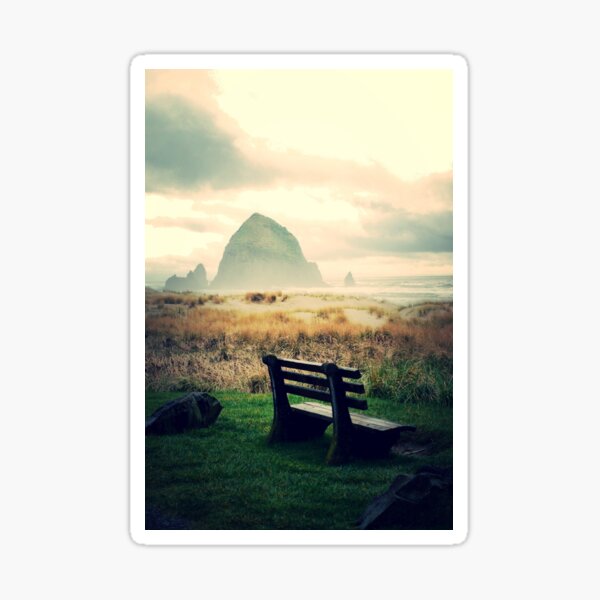 "Park Bench" Sticker for Sale by NinaS | Redbubble