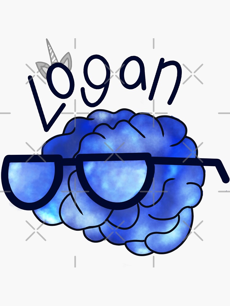 "Logan’s logo " Sticker for Sale by Wholock4life | Redbubble