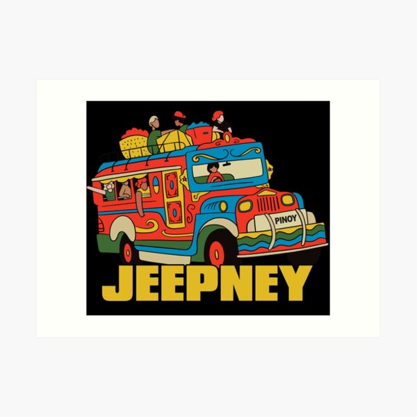 "Jeepney Filipino Manila Philippines Pinoy" Art Print for Sale by 9ine9 ...