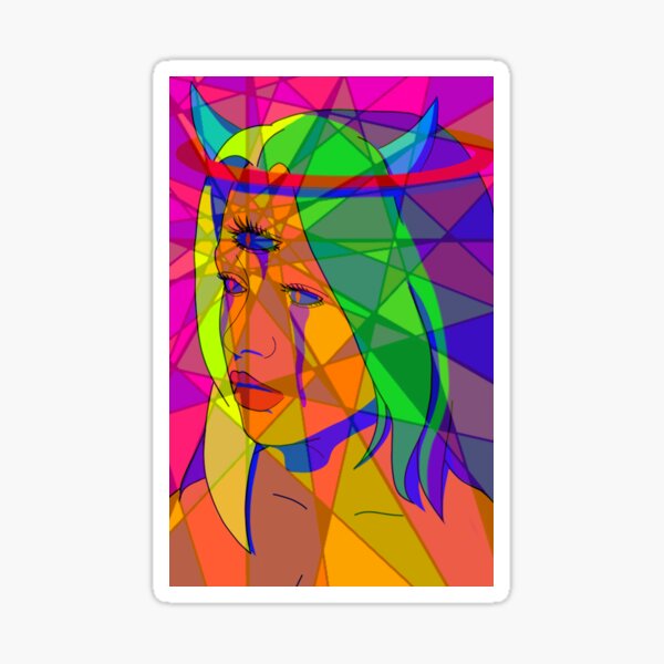 "Shatter" Sticker for Sale by CreativeHigh | Redbubble