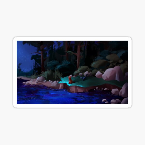 "Riverbank" Sticker for Sale by beffalumps | Redbubble