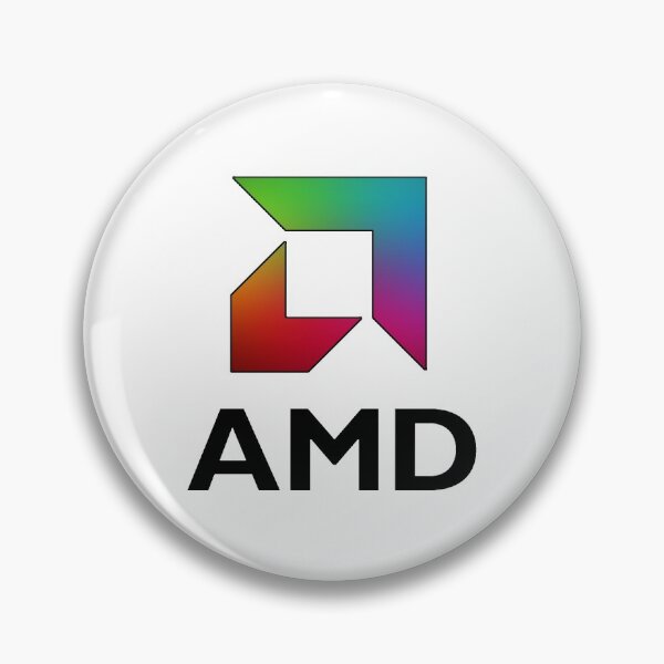 "AMD Logo RGB (Chroma)" Pin for Sale by ItsAbhishek | Redbubble