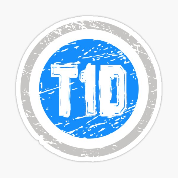 "T1D Type 1 Diabetes Superhero Emblem" Sticker for Sale by KeenlyAware ...