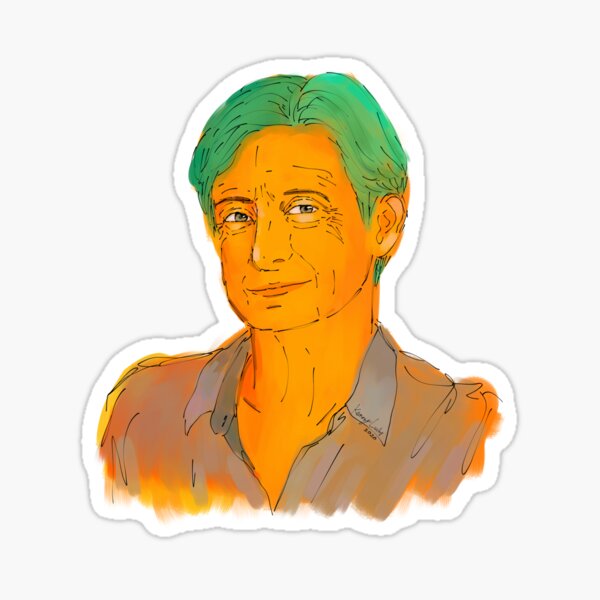 "Judith Butler " Sticker by KennyLucky | Redbubble