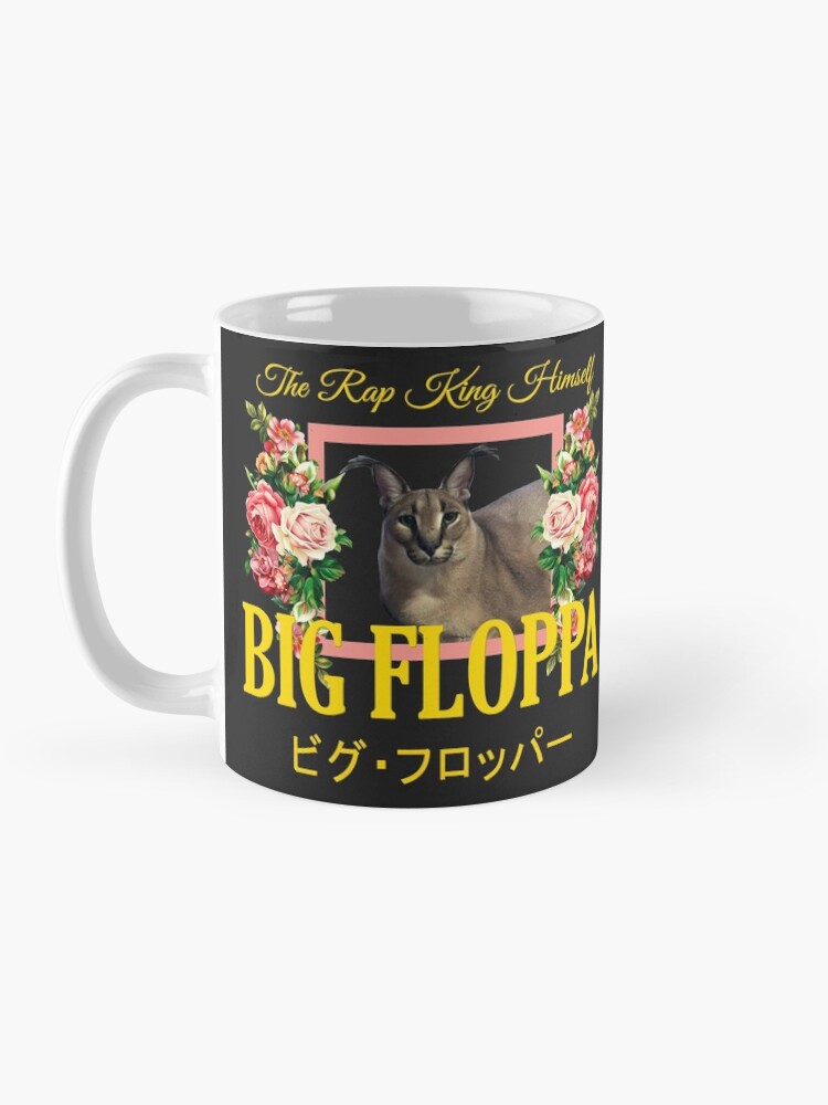 "Big Floppa Floral Aesthetic" Mug by Rzera- | Redbubble
